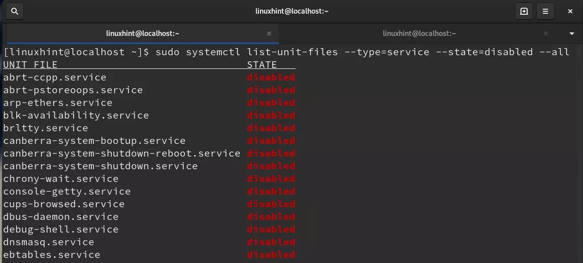 Com llistar els serveis d'arrencada en el moment de l'arrencada a Fedora Linux? 2535_9