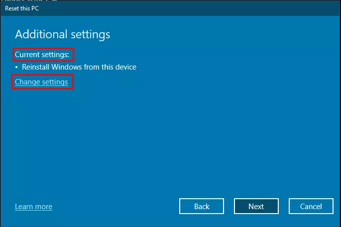 Windows कंप्यूटर को फ़ैक्टरी रीसेट कैसे करें 2547_10
