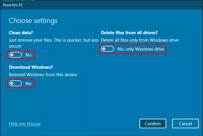 Windows számítógép gyári alaphelyzetbe állítása 2547_18