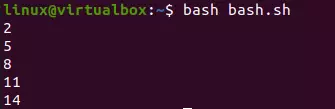 Bash While Loop en una línea 256_8