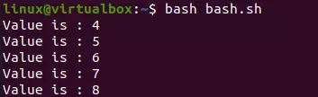 Bash Nested For Loop 258_3