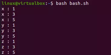 Bash Nested For Loop 258_7