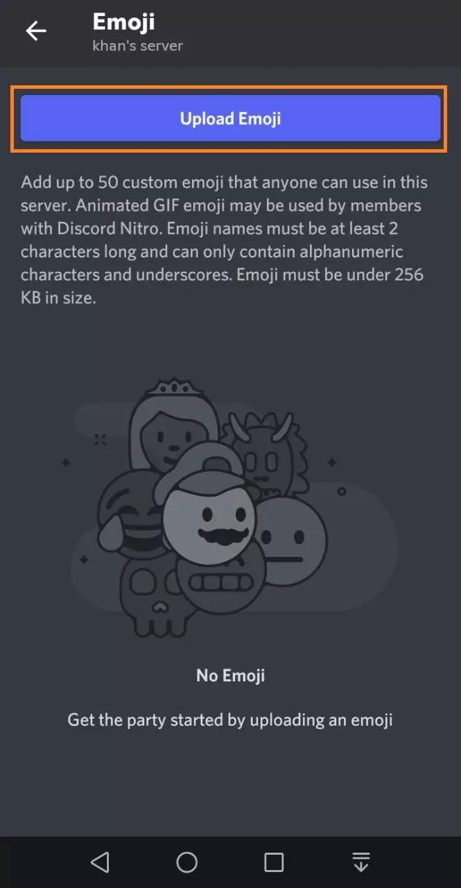 วิธีเพิ่มอิโมติคอนที่กำหนดเองใน Discord Mobile 2595_10