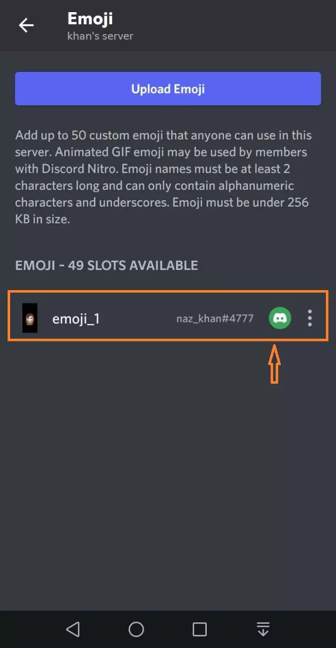 カスタムエモートを Discord Mobile に追加する方法 2595_14