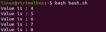 Bash For Loop ይቀጥሉ 259_4