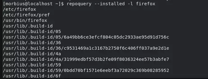 Llista de fitxers RPM que es troben en un paquet 2606_2