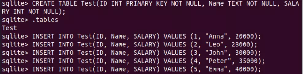 Sqlite ጠብታ ጠረጴዛ 2645_4