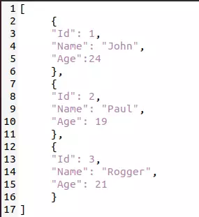 როგორ გამოვიყენოთ JSON მონაცემები SQLite-ში 2649_1