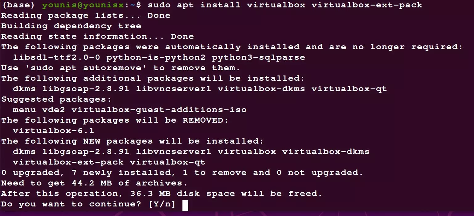 Otu esi etinye igbe Virtual na Ubuntu 20.04 265_1