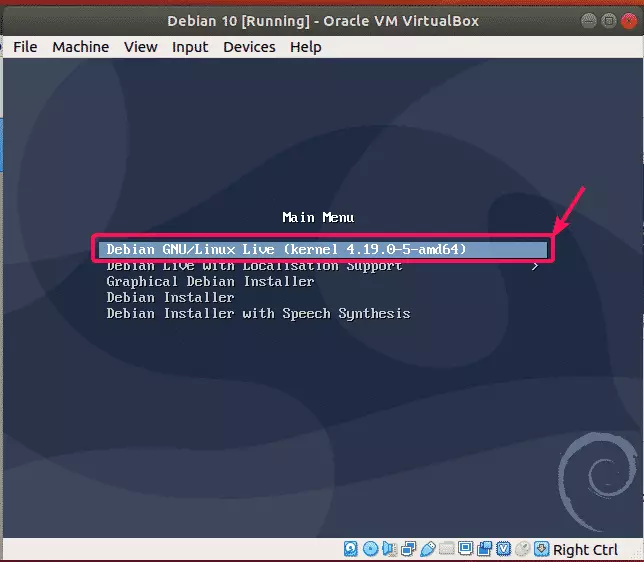Fametrahana Debian 10 amin'ny VirtualBox 2660_17