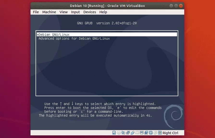 Fametrahana Debian 10 amin'ny VirtualBox 2660_31