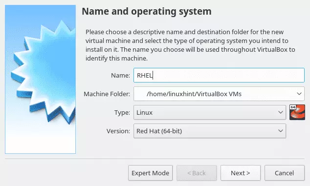 RHEL8 li ser Boxê Virtual saz bikin 2661_5