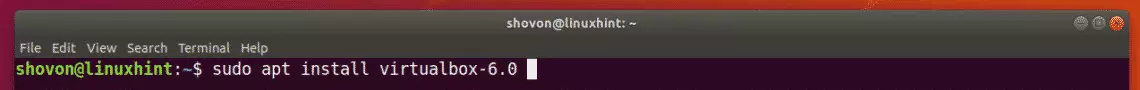 ติดตั้ง VirtualBox 6.0 บน Ubuntu 18.04 2664_8