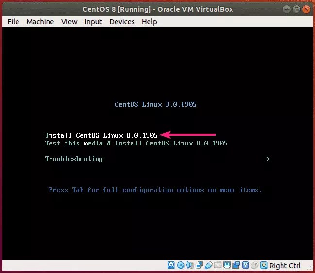 كيفية تثبيت CentOS 8 على برنامج VirtualBox 2668_18