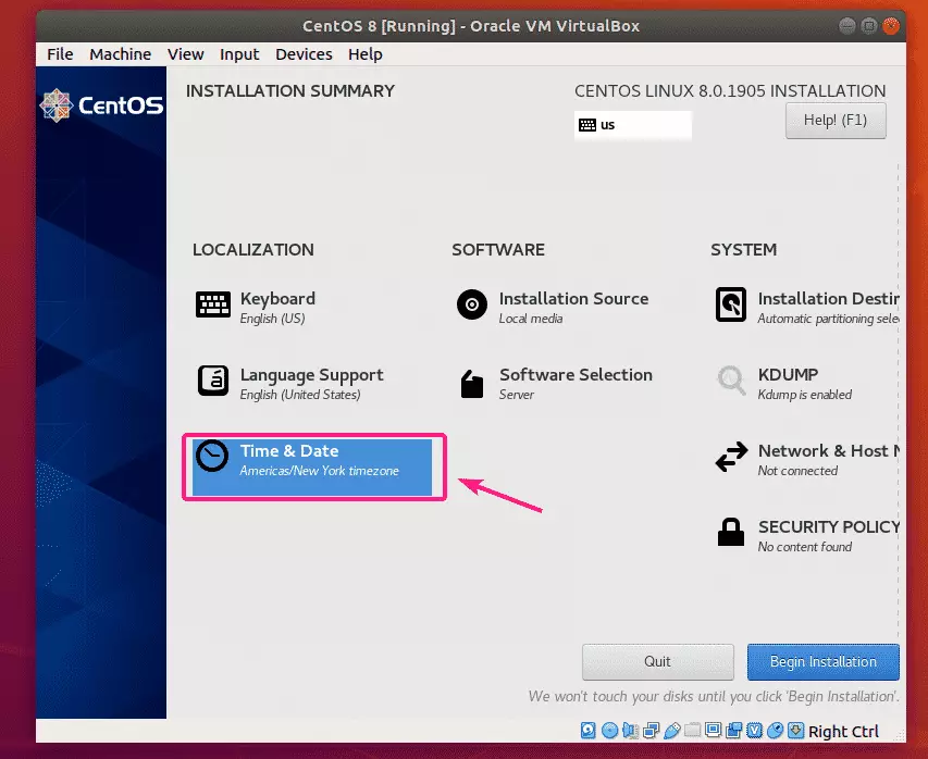 CentOS 8 жүйесін VirtualBox жүйесіне қалай орнатуға болады 2668_26