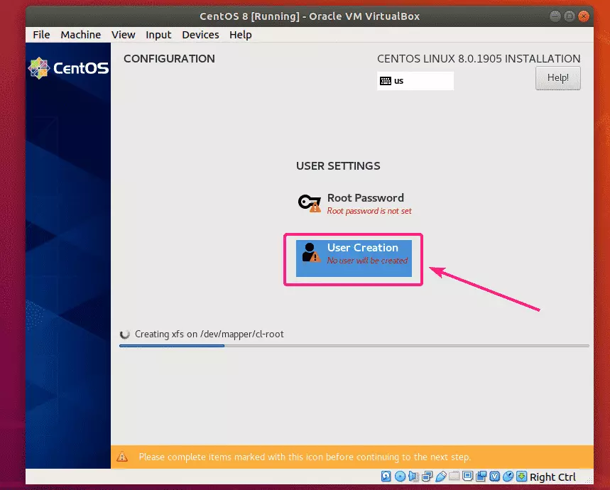 Ahoana ny fametrahana CentOS 8 amin'ny VirtualBox 2668_29