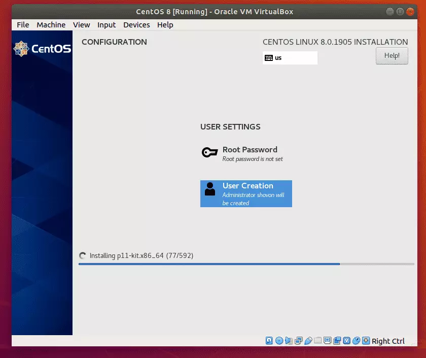 Kif tinstalla CentOS 8 fuq VirtualBox 2668_31