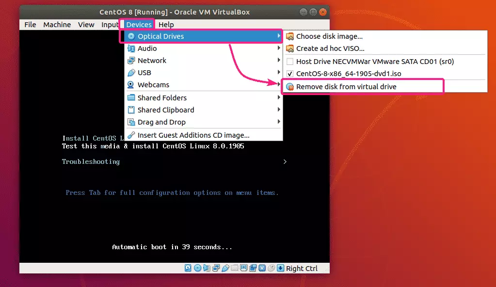 كيفية تثبيت CentOS 8 على برنامج VirtualBox 2668_33