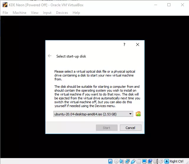 Kā instalēt KDE Neon 5.20.4 programmā Oracle VirtualBox Manager 2680_10