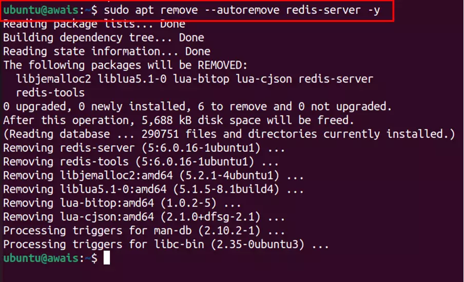 Meriv çawa Daneya Redis li ser Ubuntu 22.04 & Linux Mint saz dike 2681_11