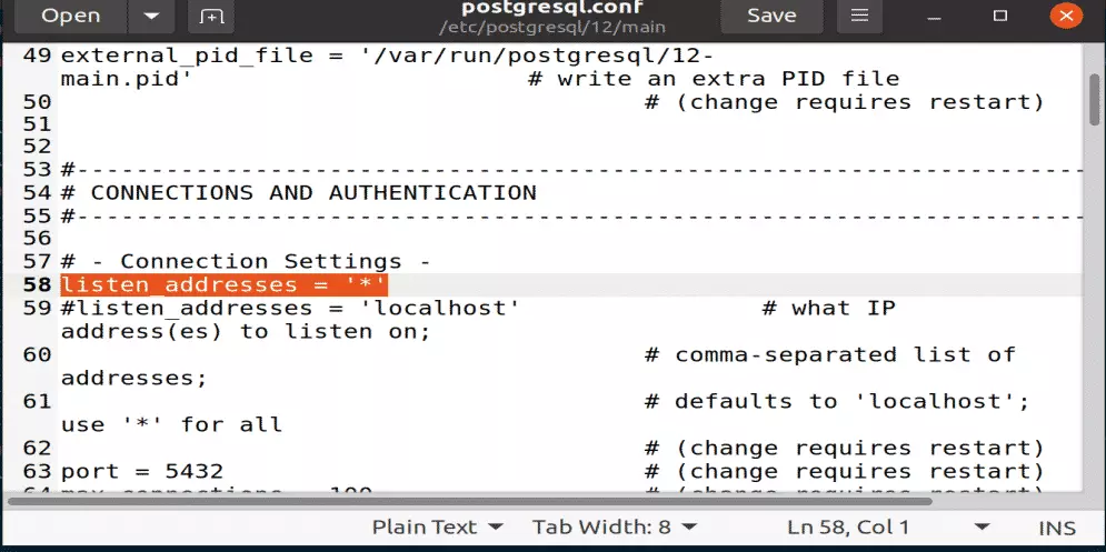 Wéi installéiere a setzen PostgreSQL Datebank op Ubuntu 20.04 2708_12