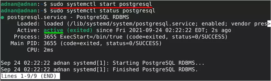 Wéi installéiere ech PostgreSQL op Debian 11 2711_5
