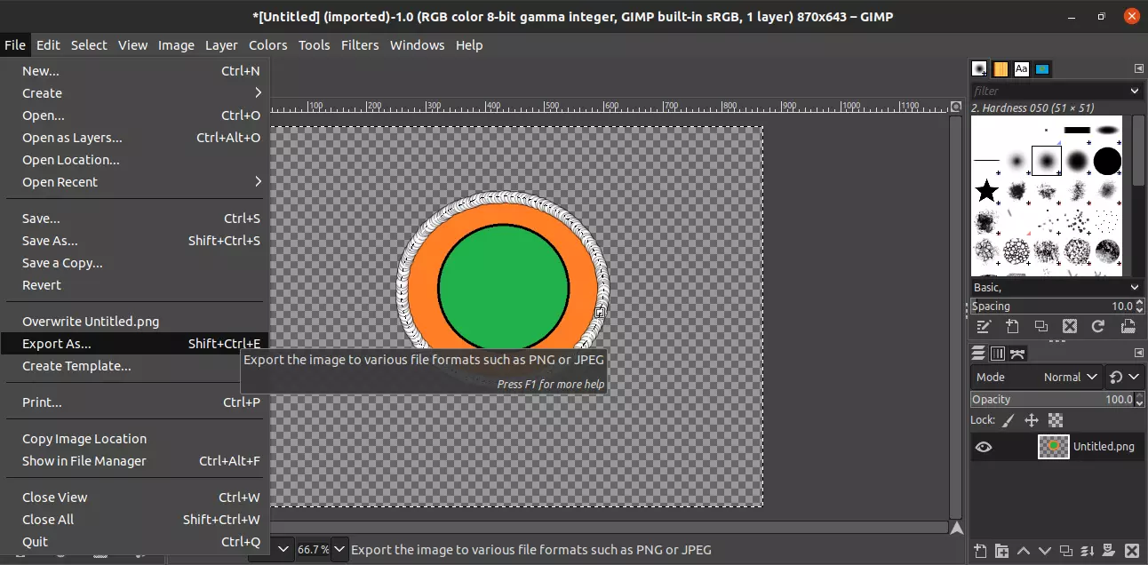 Hogyan lehet a háttereket átlátszóvá tenni a GIMP-ben 2716_15