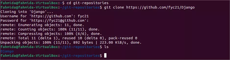 Paano i-clone ang isang git repository 2736_1