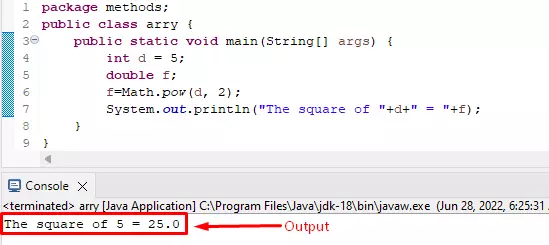 Kiel kvadratigi nombron en Java? 2757_1