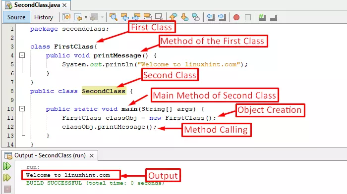 Как да извикате метод от друг клас Java 2763_1