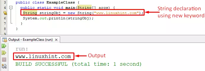 So deklarieren Sie einen String in Java 2780_2