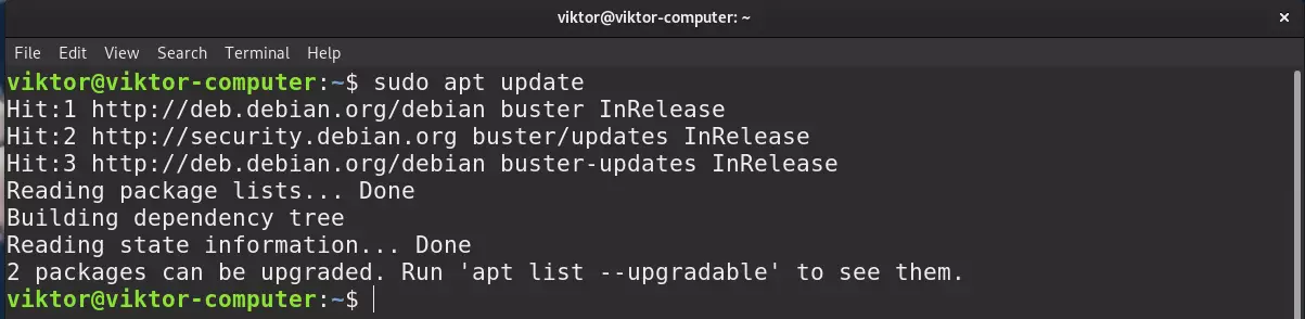 टर्मिनल से डेबियन को कैसे अपडेट करें 2800_1