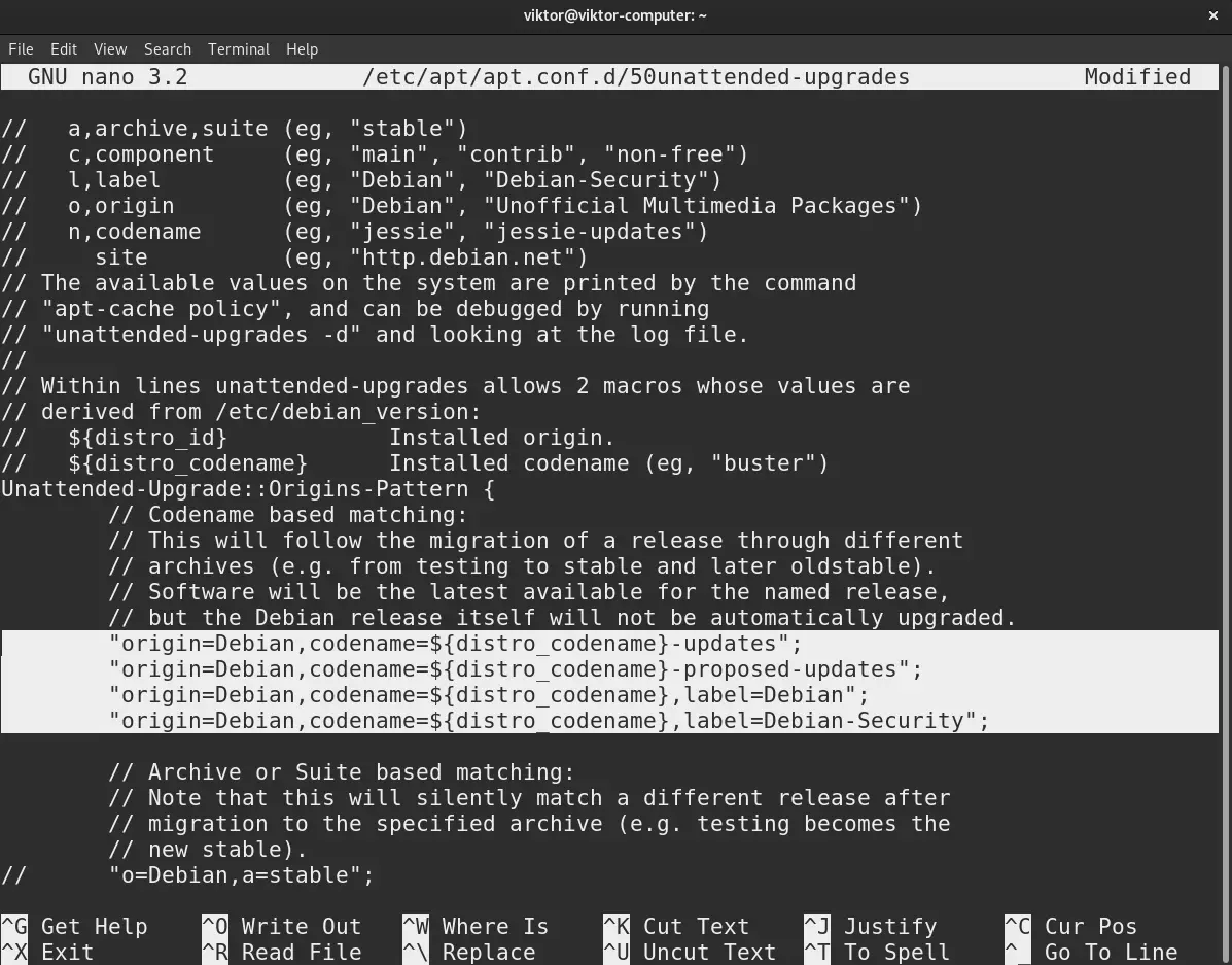 Conas Debian a Nuashonrú ón Terminal 2800_8