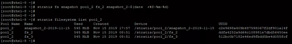 Comment gérer le stockage local en couches avec Stratis sur RHEL 8 2805_24