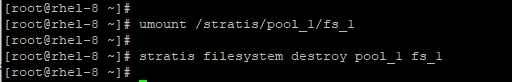 Како да управувате со слоевито локално складирање со Stratis на RHEL 8 2805_28