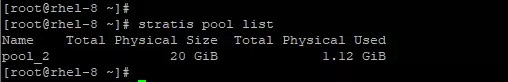 Како да управувате со слоевито локално складирање со Stratis на RHEL 8 2805_31