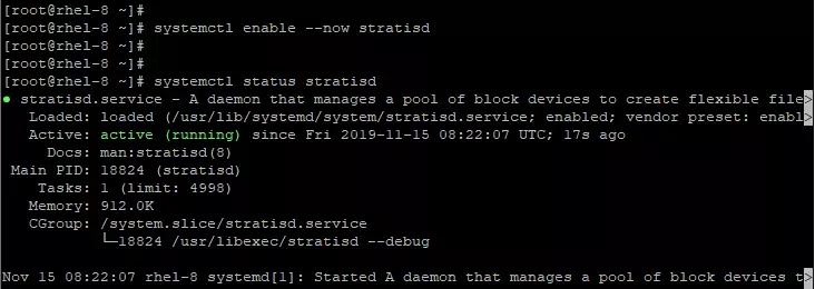 Comment gérer le stockage local en couches avec Stratis sur RHEL 8 2805_4