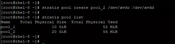 RHEL 8 дээрх Stratis-ийн тусламжтайгаар давхаргын орон нутгийн хадгалах санг хэрхэн удирдах вэ 2805_8