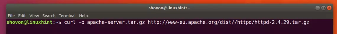 Saz bikin û fêr bibin ku Curl li ser Ubuntu 18.04 bikar bînin 2814_17