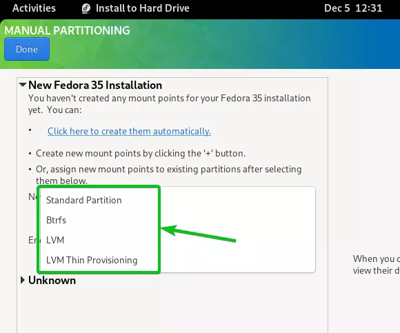 Sådan installeres Fedora Workstation 35 fra USB 2844_34