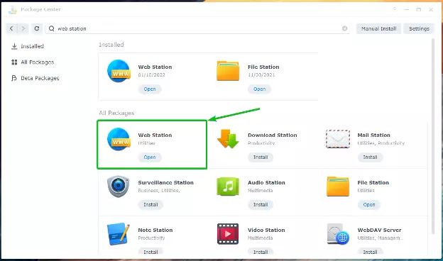 Ez çawa dikarim Synology Web Station bikar bînim? 2847_3