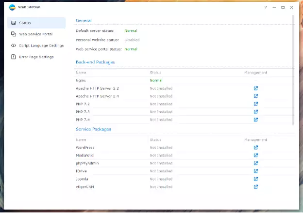 Si mund ta përdor Synology Web Station? 2847_7