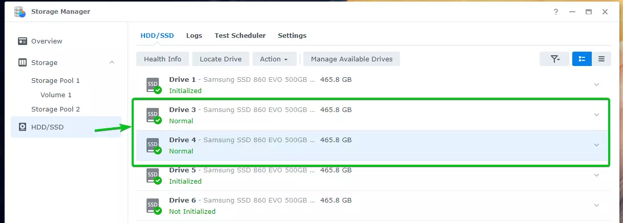 Kuidas Synology NAS-is draivi lähtestada? 2850_21