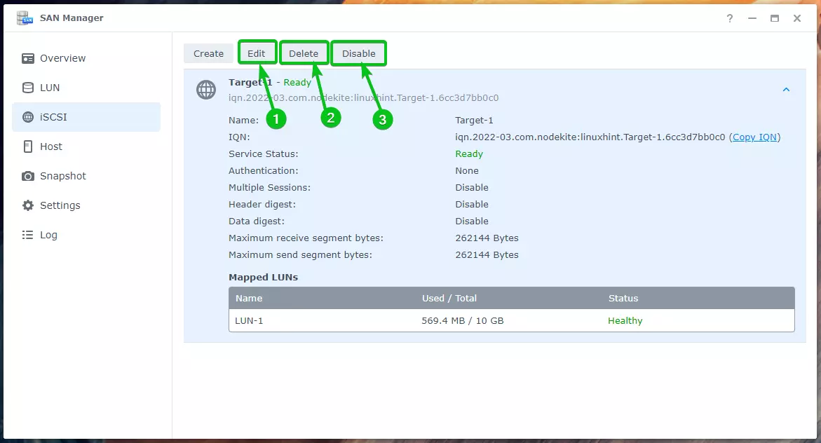 Kumaha Anjeun Ngadamel Target iSCSI dina Synology? 2858_13