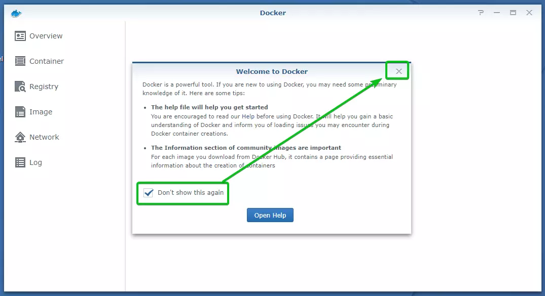 פליסנדיק דאָקקער קאַנטיינערז אויף Synology NAS 2869_10