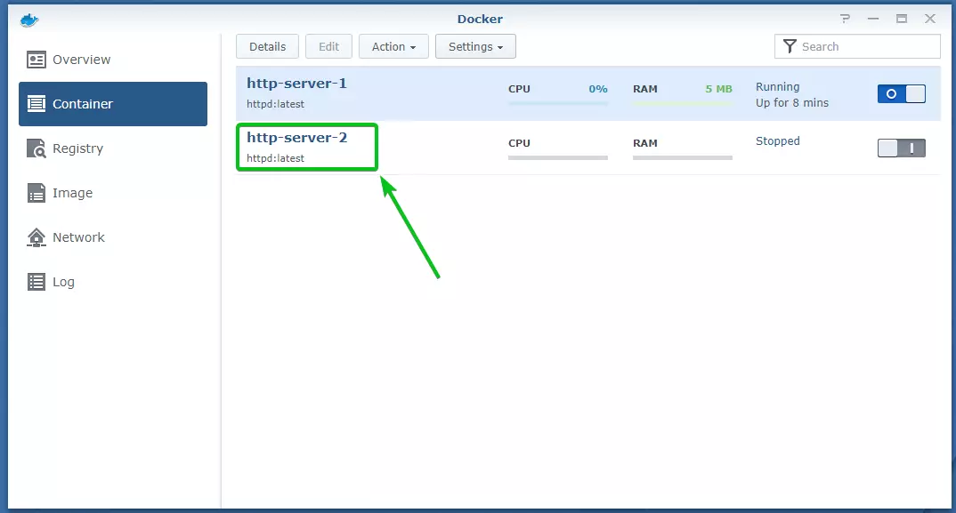 I-Running Docker Containers ku-Synology NAS 2869_118