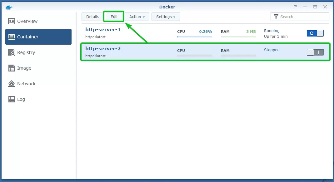 I-Running Docker Containers ku-Synology NAS 2869_119