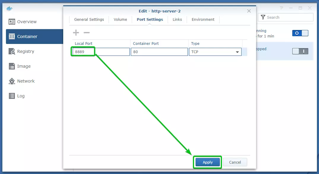 I-Running Docker Containers ku-Synology NAS 2869_120