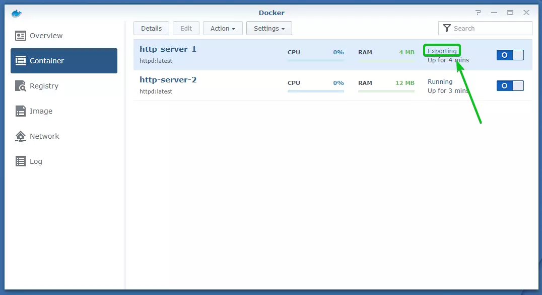 I-Running Docker Containers ku-Synology NAS 2869_129