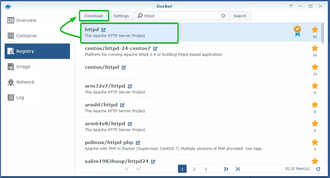 Synology NAS இல் இயங்கும் டோக்கர் கொள்கலன்கள் 2869_18